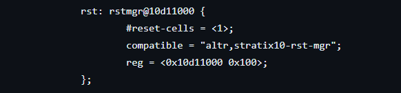 Reset Manager - Altera FPGA Developer Site